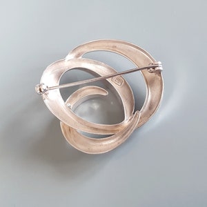 Vintage Sterling Silver Andreas Daub Brooch Modernist Swirl - Etsy