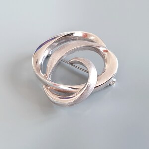 Vintage Sterling Silver Andreas Daub Brooch Modernist Swirl - Etsy