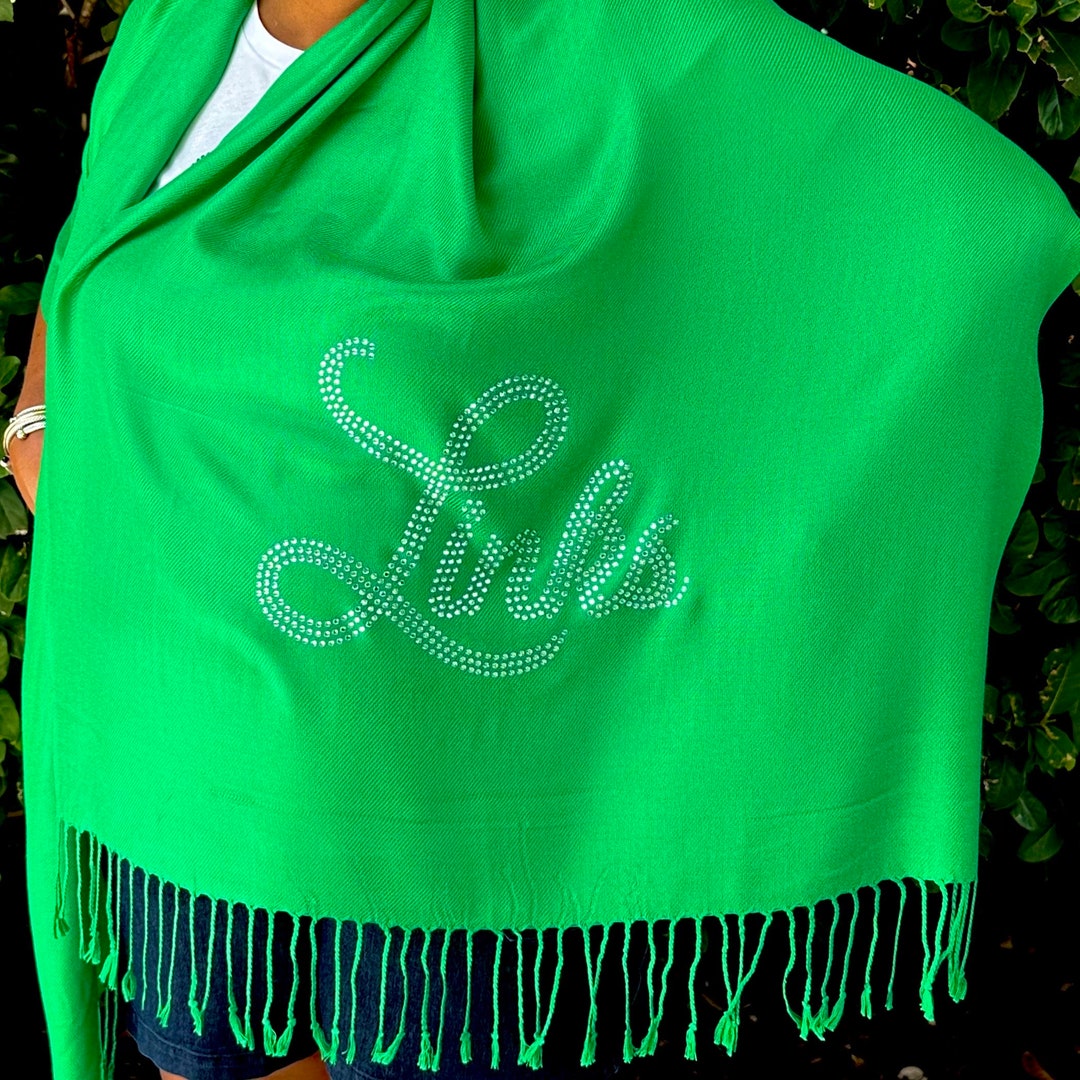 Links Rhinestone Pashmina - Etsy