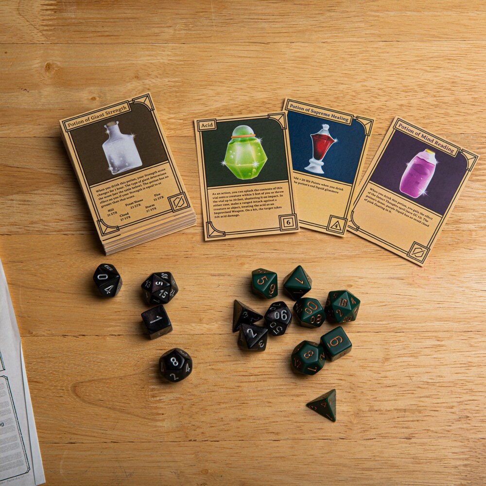 Potions & Liquids Digital Card Pack - Etsy