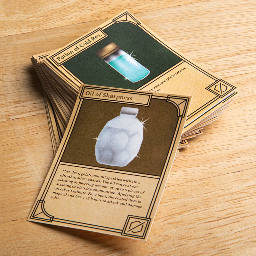 Potions & Liquids Digital Card Pack - Etsy