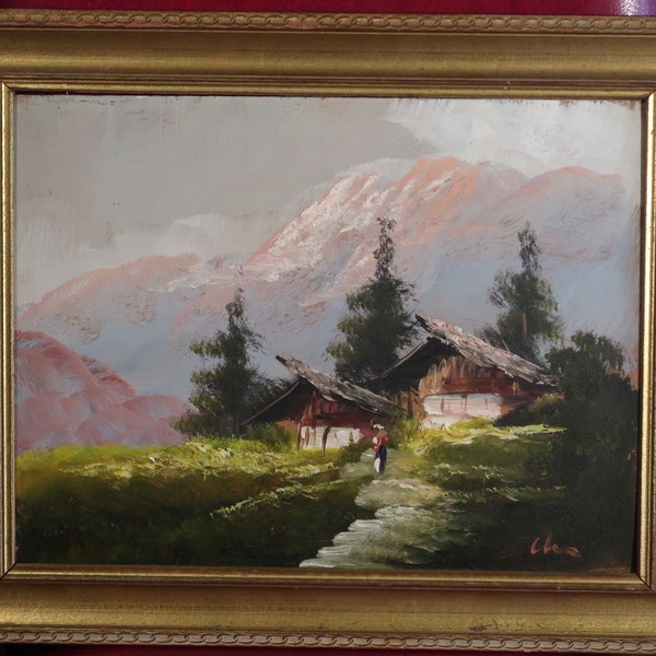 Alpine Painting - Etsy