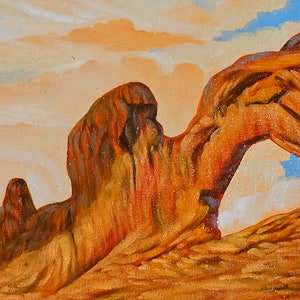 Morning Hogan, Original Oil Painting by Kee Lee, 28x23" - Etsy
