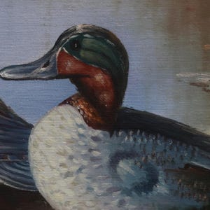 Wild Ducks, Original on Canvas, Signed, Framed, 25x22" - Etsy