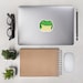 Stickyfrogs Smiling Gumby Kiss Cut Vinyl Frog Sticker 4" - Etsy