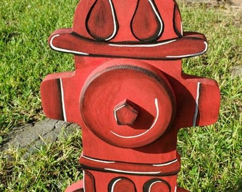 Wooden Fire Hydrant | Etsy