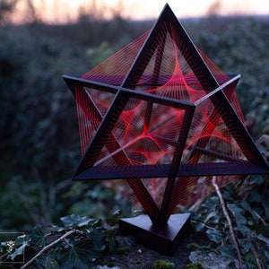 Merkaba Interlaced Strings 72 Knots Stellated Octahedron Flower of Life ...