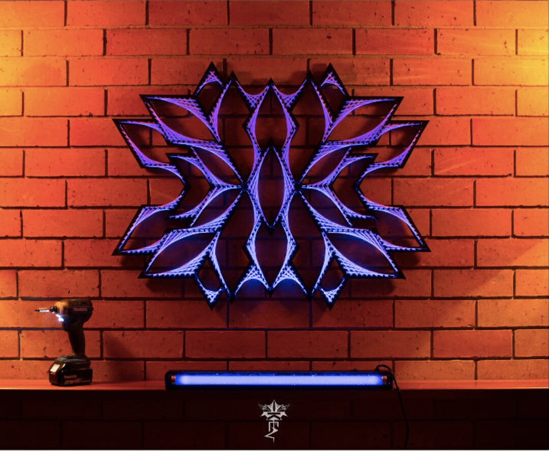 Nebula Lx String Art, Sacred Geometry, Psychedelic, Wall Art, Home ...