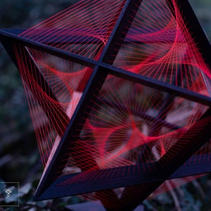 Merkaba Interlaced Strings 72 Knots Stellated Octahedron Flower of Life ...