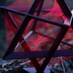 Merkaba Interlaced Strings 72 Knots Stellated Octahedron Flower of Life ...