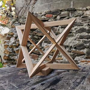 Merkaba Interlaced Strings 72 Knots Stellated Octahedron Flower of Life ...