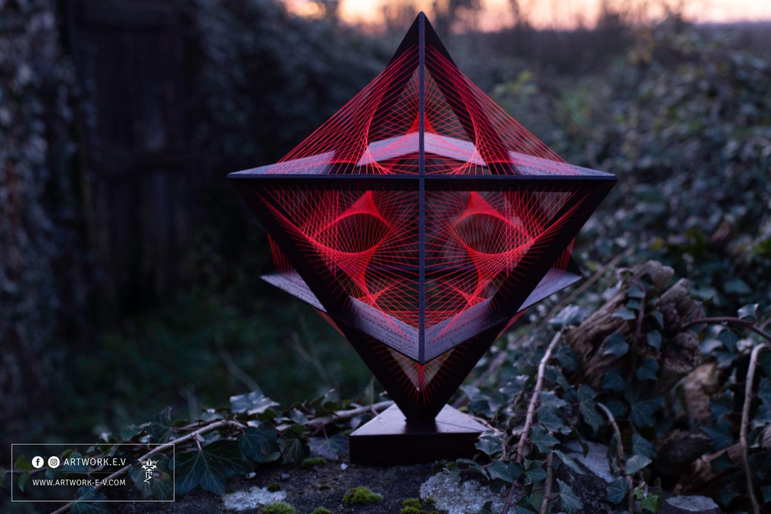 Merkaba Interlaced Strings 72 Knots Stellated Octahedron Flower of Life ...