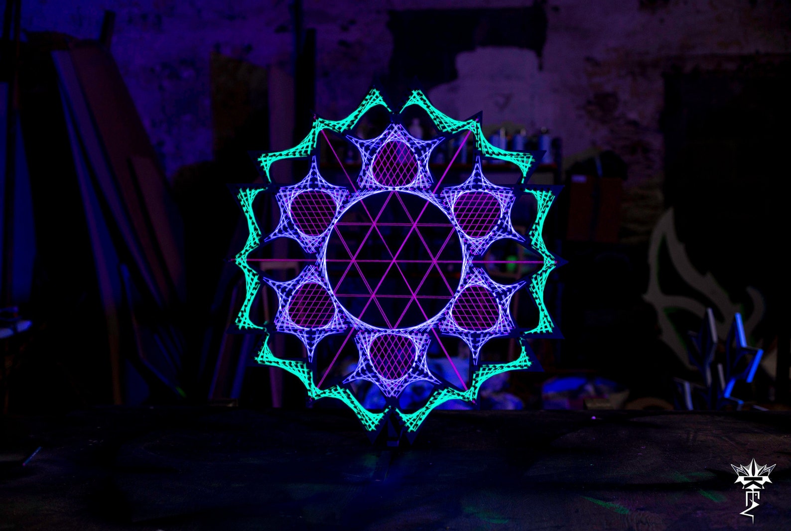 Hypnosis Sx String art sacred geometry psychedelic wall | Etsy