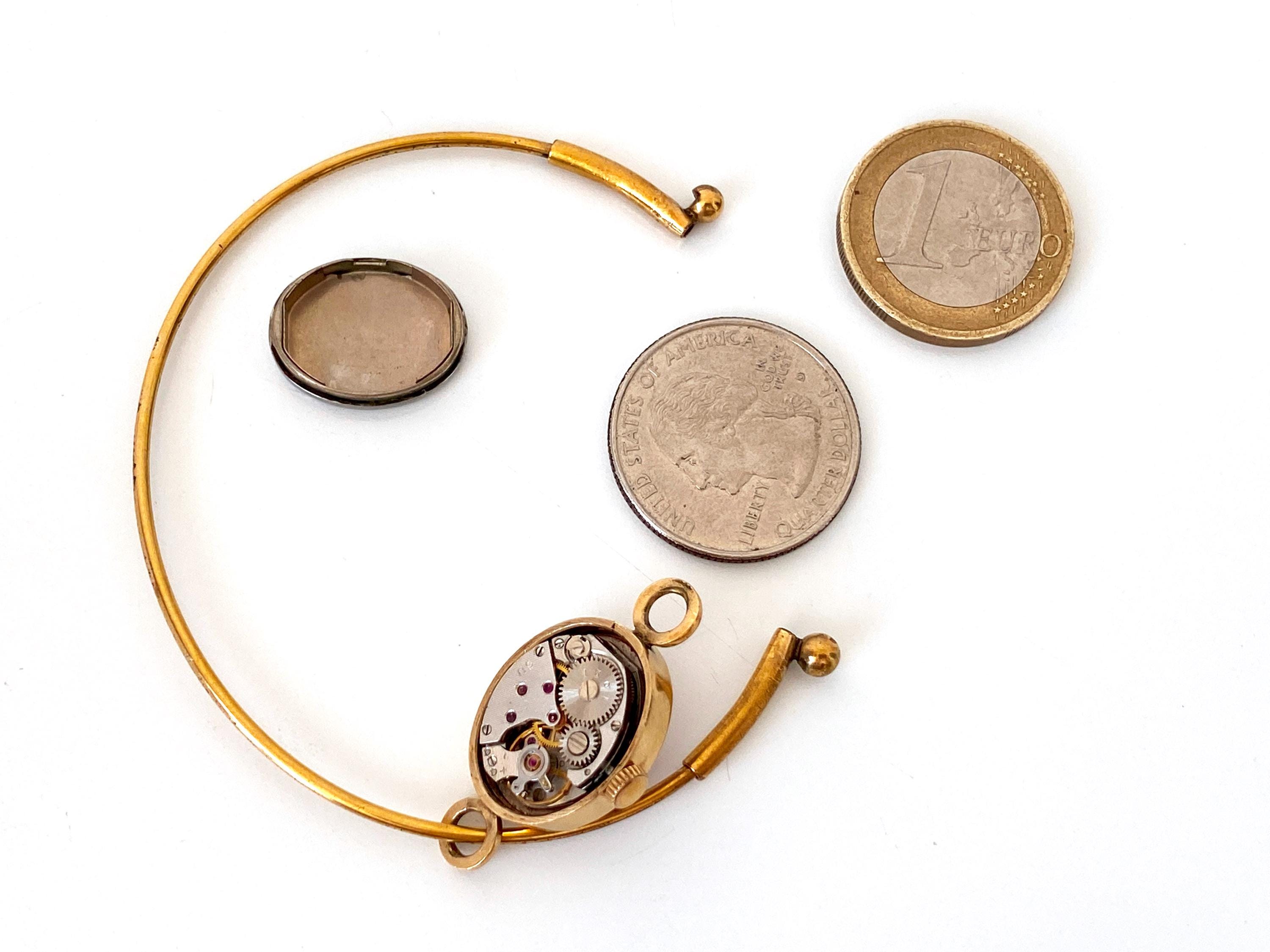 Tiny Vintage Women's Gold Watch, Mini Ladies Watch, Small Wrist Watch ...