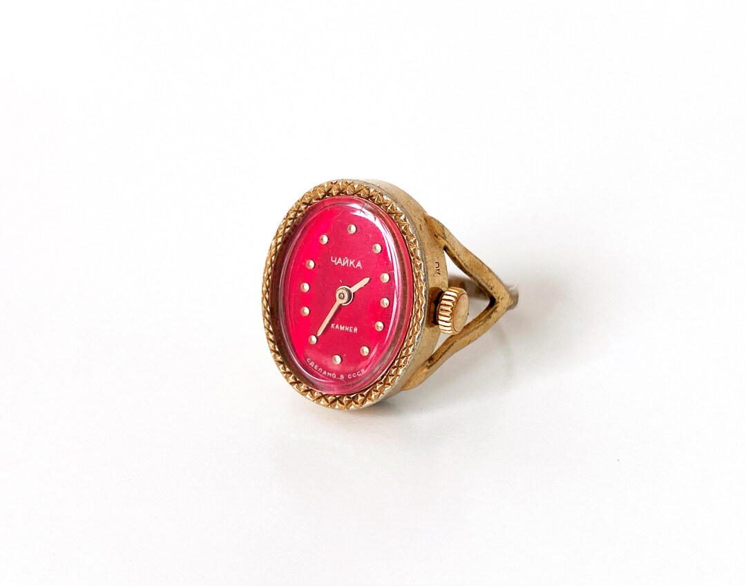 Womens Watches Ring Watch Finger Ring Watch Gold Plated - Etsy