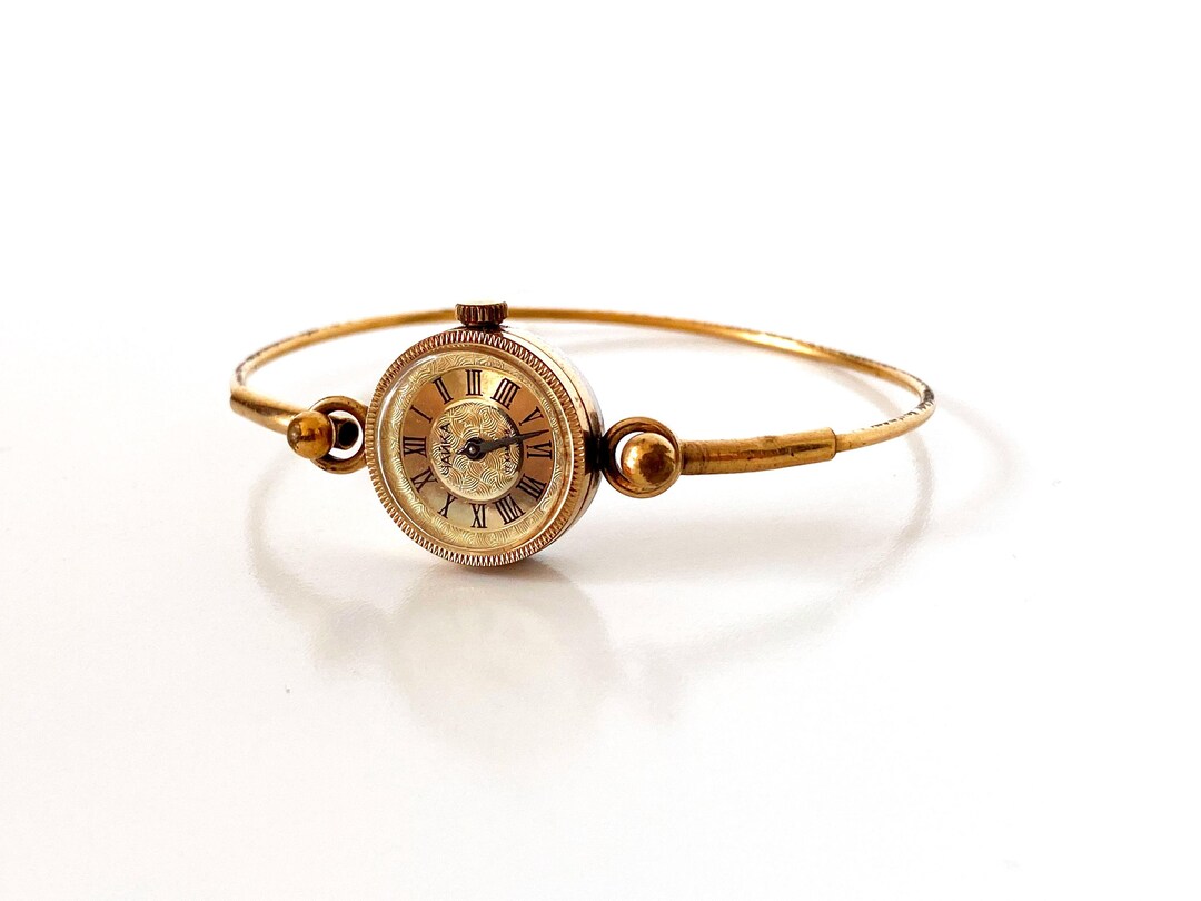 Vintage Women's Watch CHAIKA, Vintage Gold Watch, Small Women's Watch ...