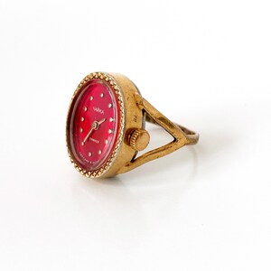 Womens Watches Ring Watch Finger Ring Watch Gold Plated - Etsy