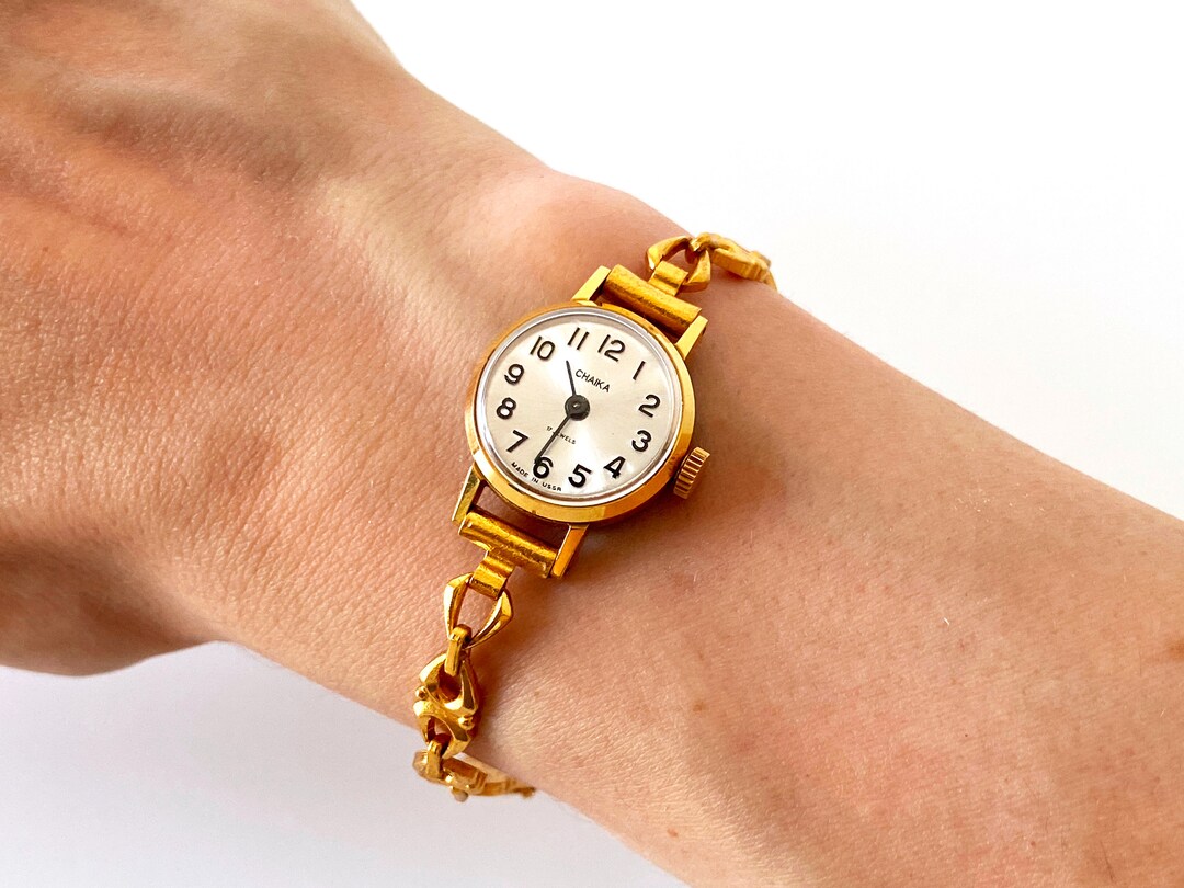 Gold Vintage Watch, Old Watch, Women's Watch, Women's Dainty Watch, Small Watch, Vintage Watch ...