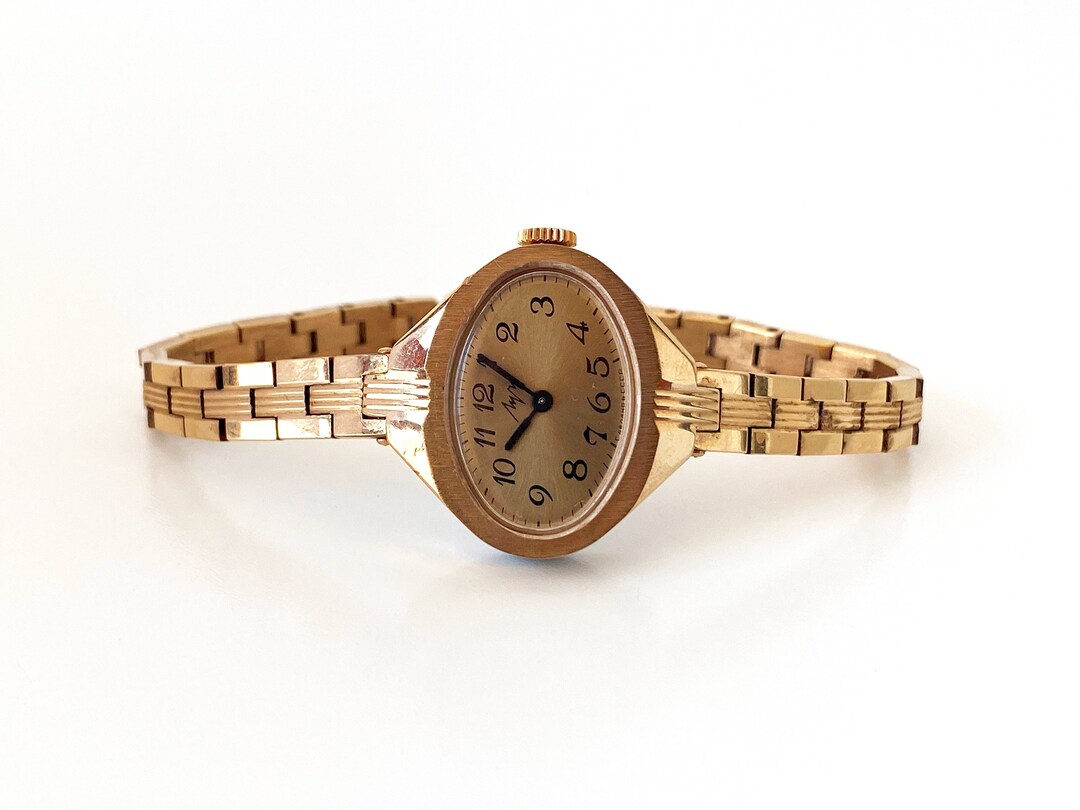 Gold Vintage Watch Women's Vintage Watch Dainty Gold - Etsy