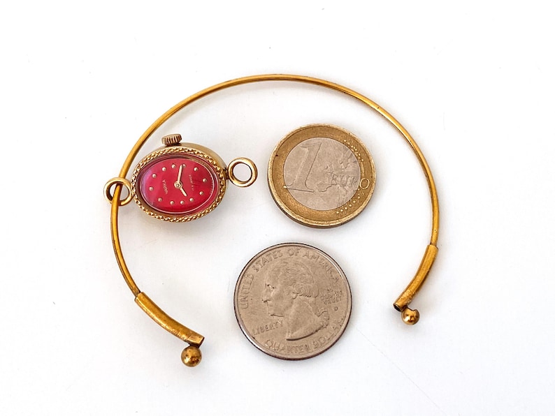 Tiny Vintage Women's Gold Watch, Mini Ladies Watch, Small Wrist Watch ...