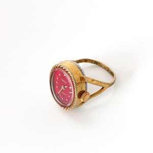 Womens Watches Ring Watch Finger Ring Watch Gold Plated - Etsy