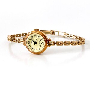 Vintage Women's Watch CHAIKA, Vintage Gold Watch, Small Women's Watch ...