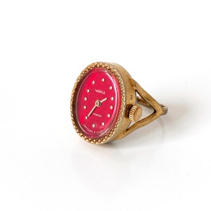 Womens Watches Ring Watch Finger Ring Watch Gold Plated - Etsy