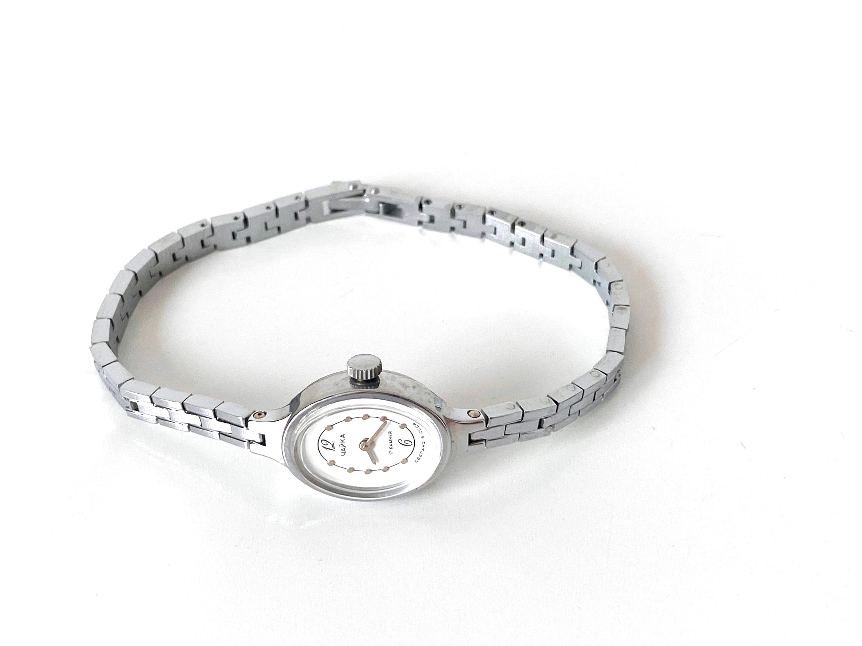 Small Watch, Silver Vintage Watches for Women With White Dial ...