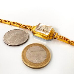 Tiny Vintage Women's Gold Watch, Mini Ladies Watch, Small Wrist Watch ...