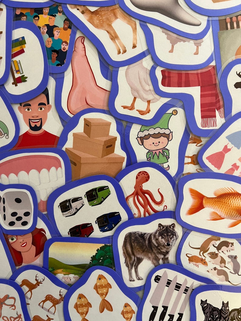 Irregular Plurals for Speech Therapy Laminated Flashcards 60 Total - Etsy