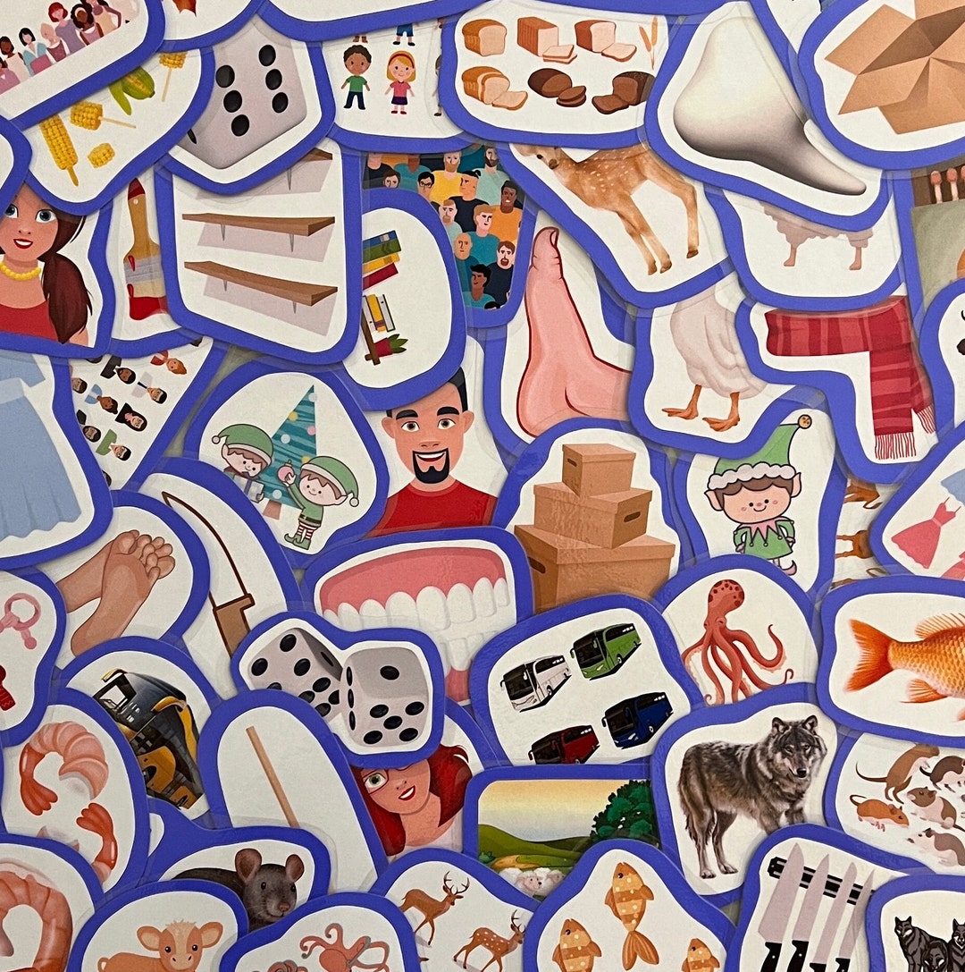 Irregular Plurals for Speech Therapy Laminated Flashcards 60 Total - Etsy