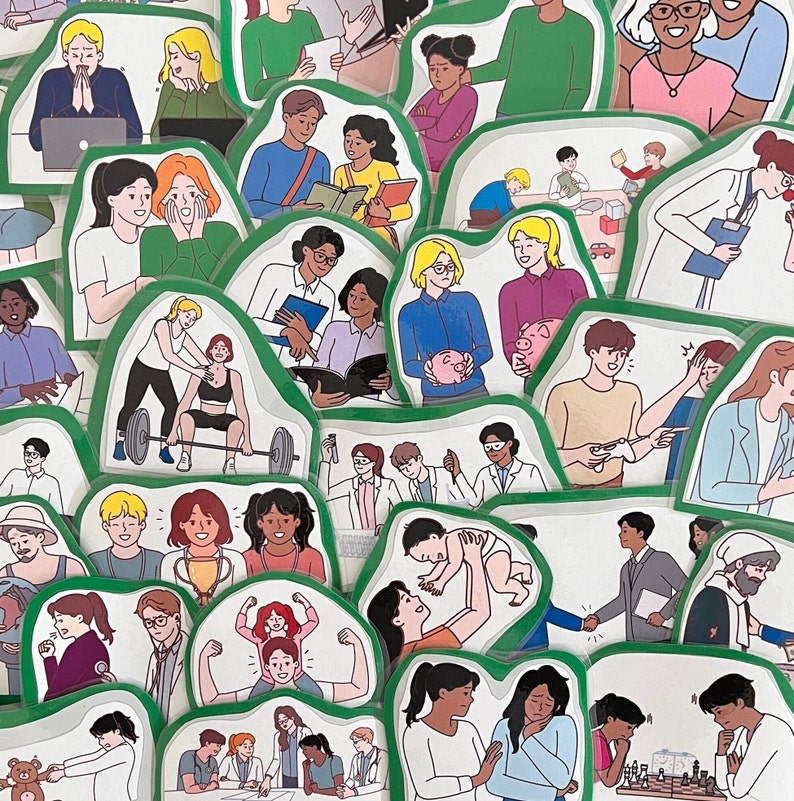 Conversation Pictures "what Are They Saying?" for Speech Therapy Social ...