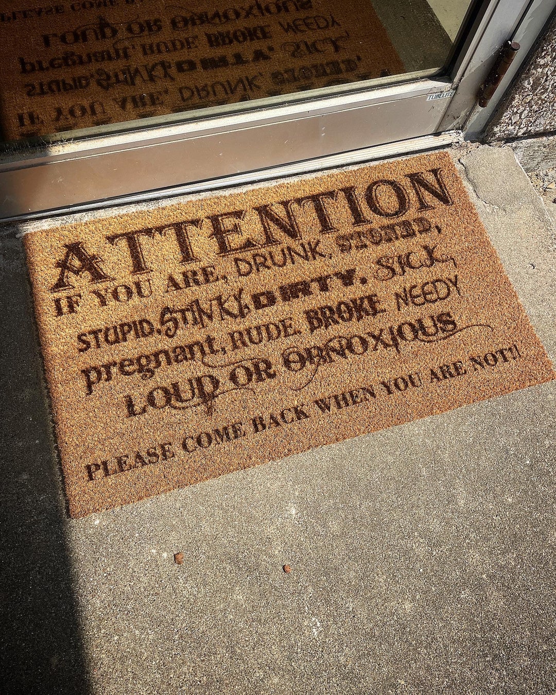 Custom Laser Engraved Welcome Mats - Etsy