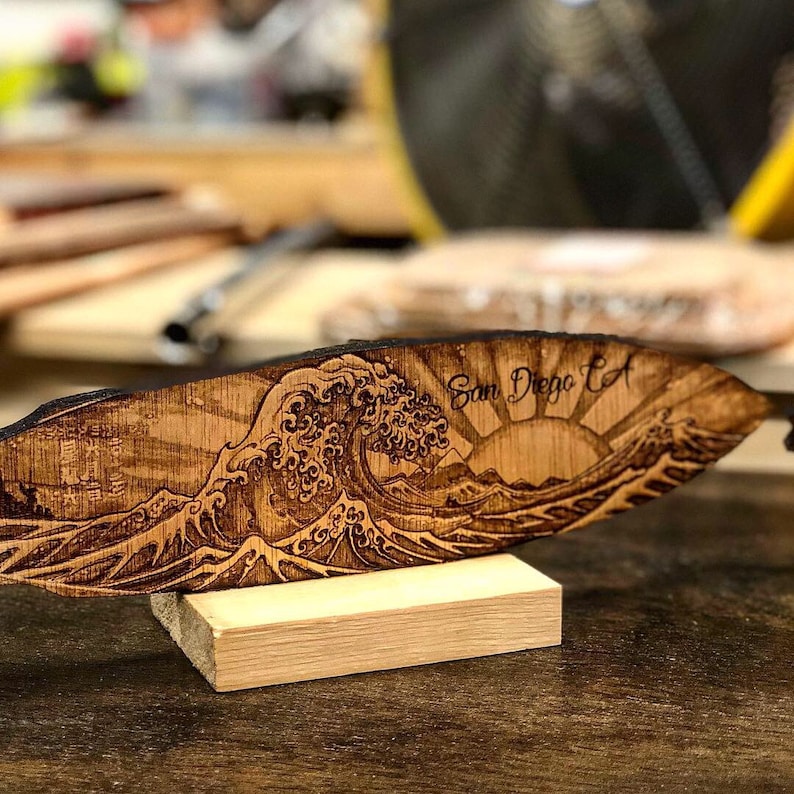 Custom Laser Engraved Mini Surfboards - Etsy