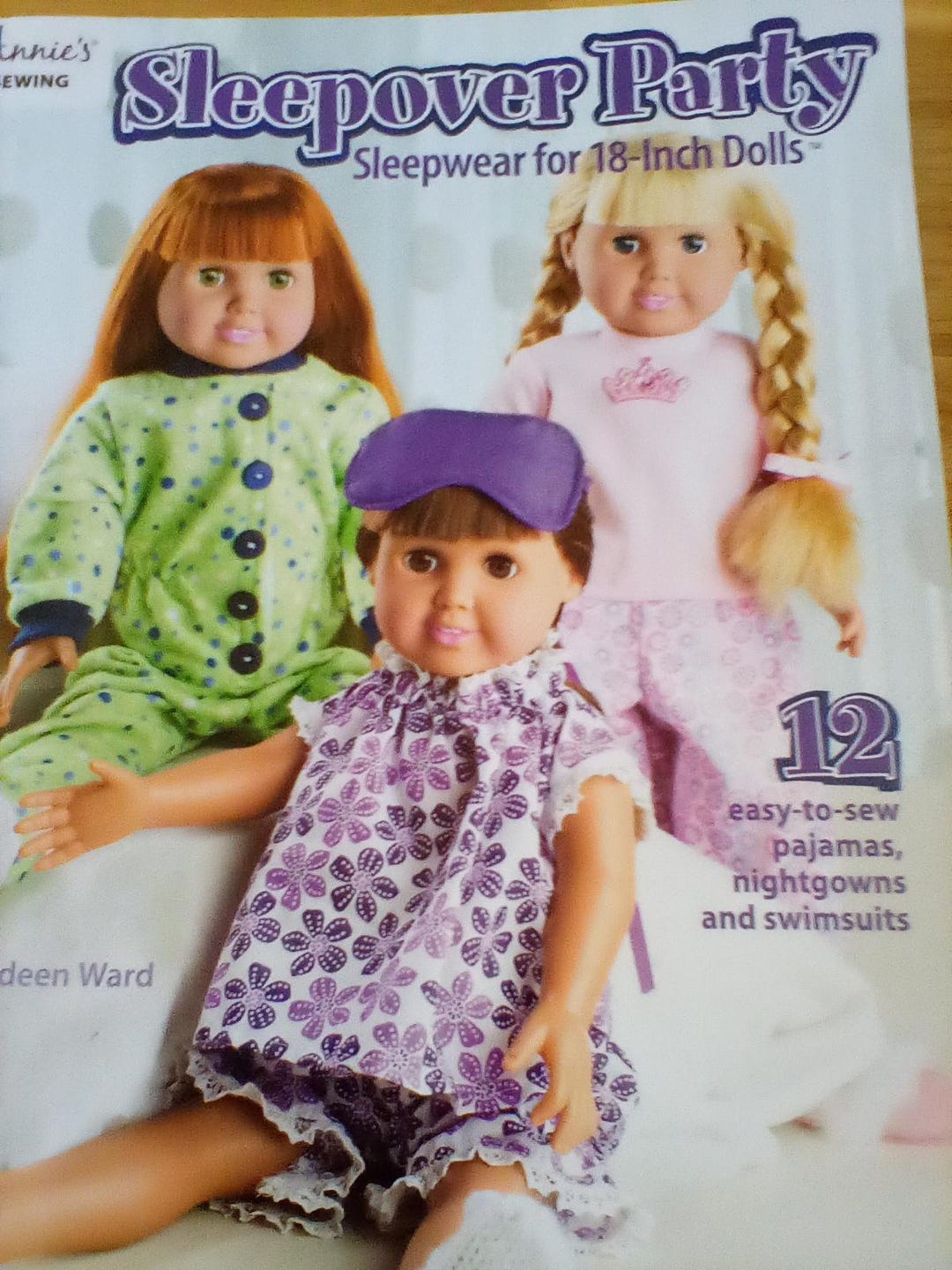 Sleep Over Party 18 Inch Doll Clothes Pattern Book by Annie's Sewing - Etsy