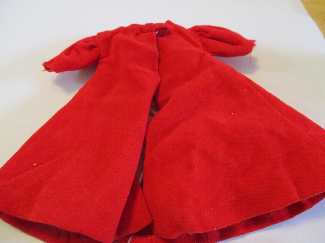 Barbie Vintage Red Flare Coat Barbie Midge Fashion Mattel 939 - Etsy