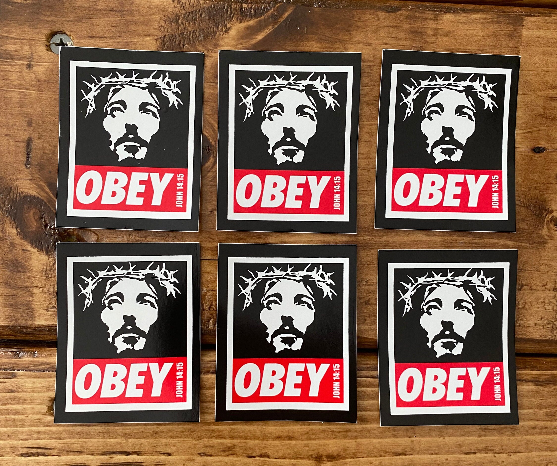 Obey Stencil Art