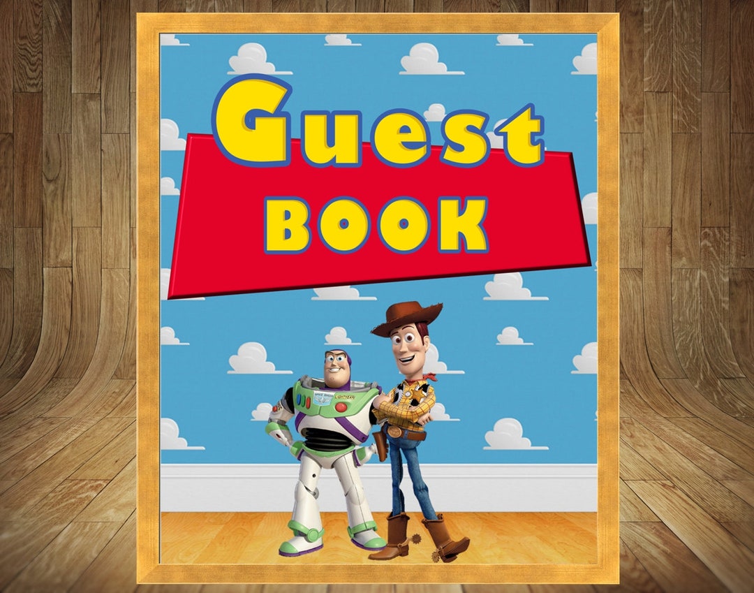 Toy Story Table Sign, Toy Story Guest Book, Toy Story Sign, Toy Story ...