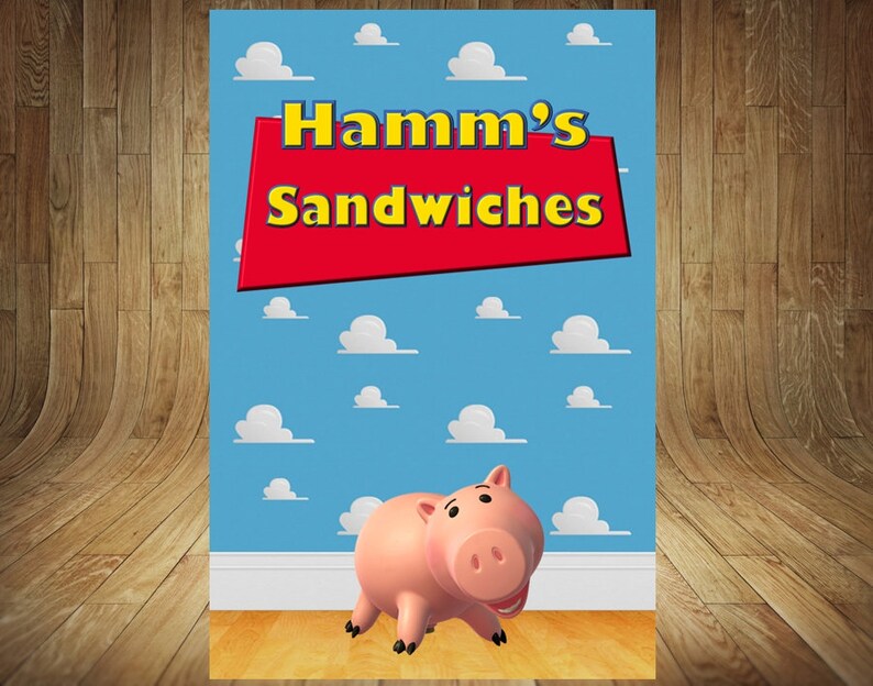 Toy Story Food Labels, Toy Story Food, Toy Story Sign, Toy Story Table ...