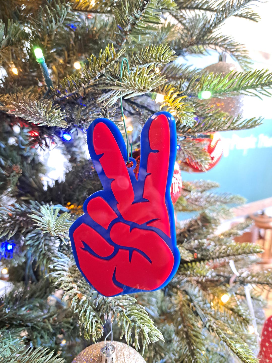 SMU Pony up Christmas Ornament Proper - Etsy