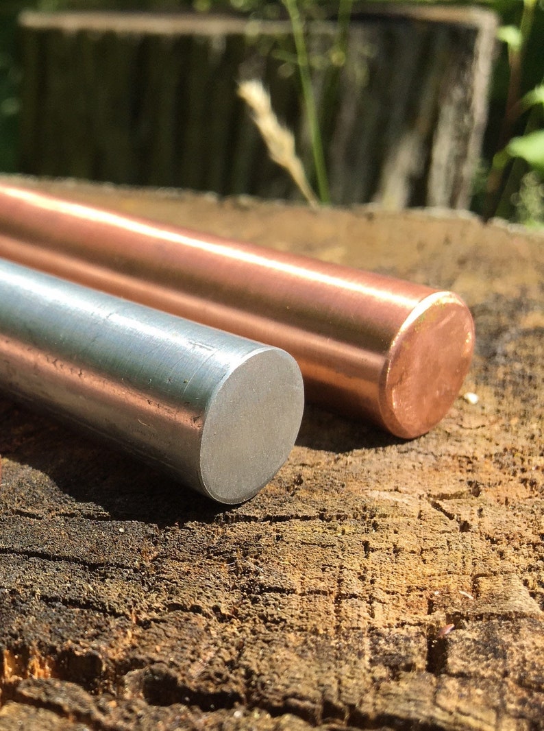 Rods of Maat - 99.99% Pure Solid Copper & Zinc - Etsy
