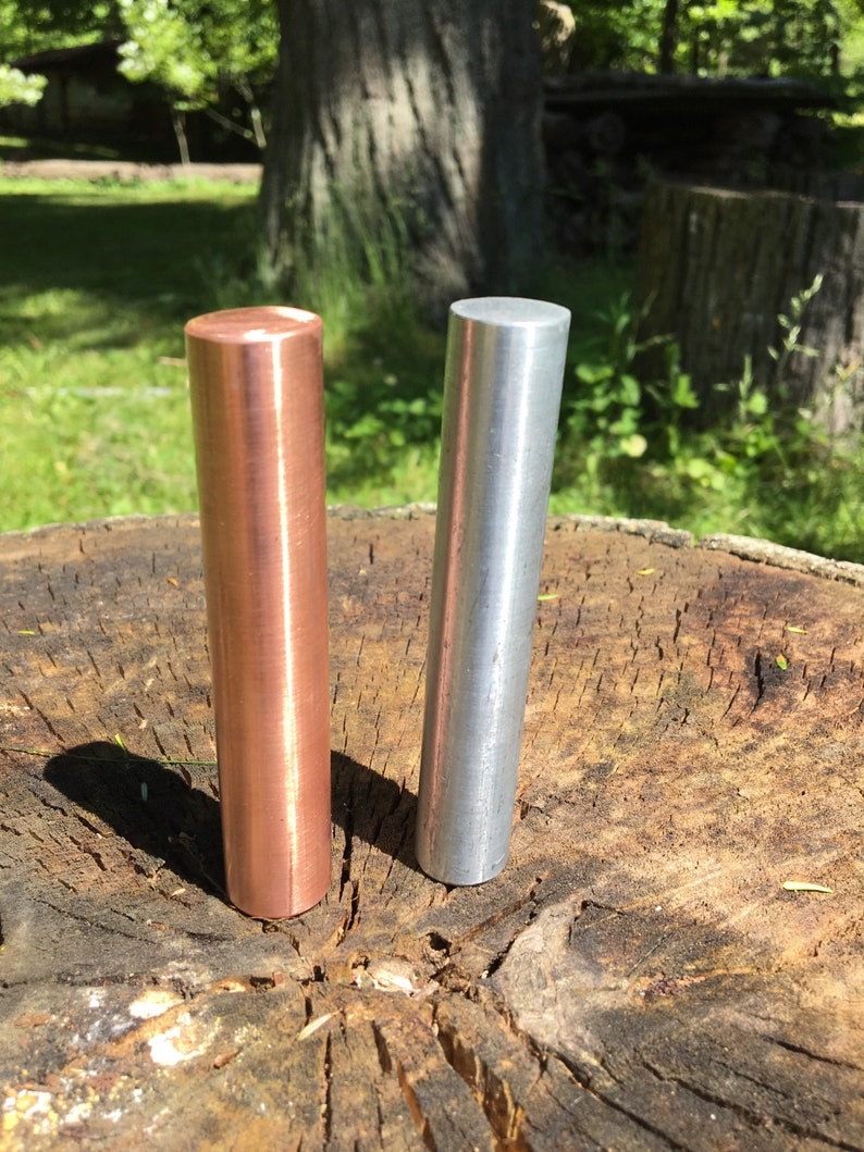 Pharaoh Rods 99.99% PURE Solid Copper & Zinc SALE back - Etsy