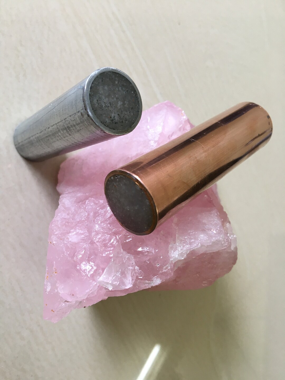 ROSE QUARTZ Pharaoh Rods (filled) - Etsy