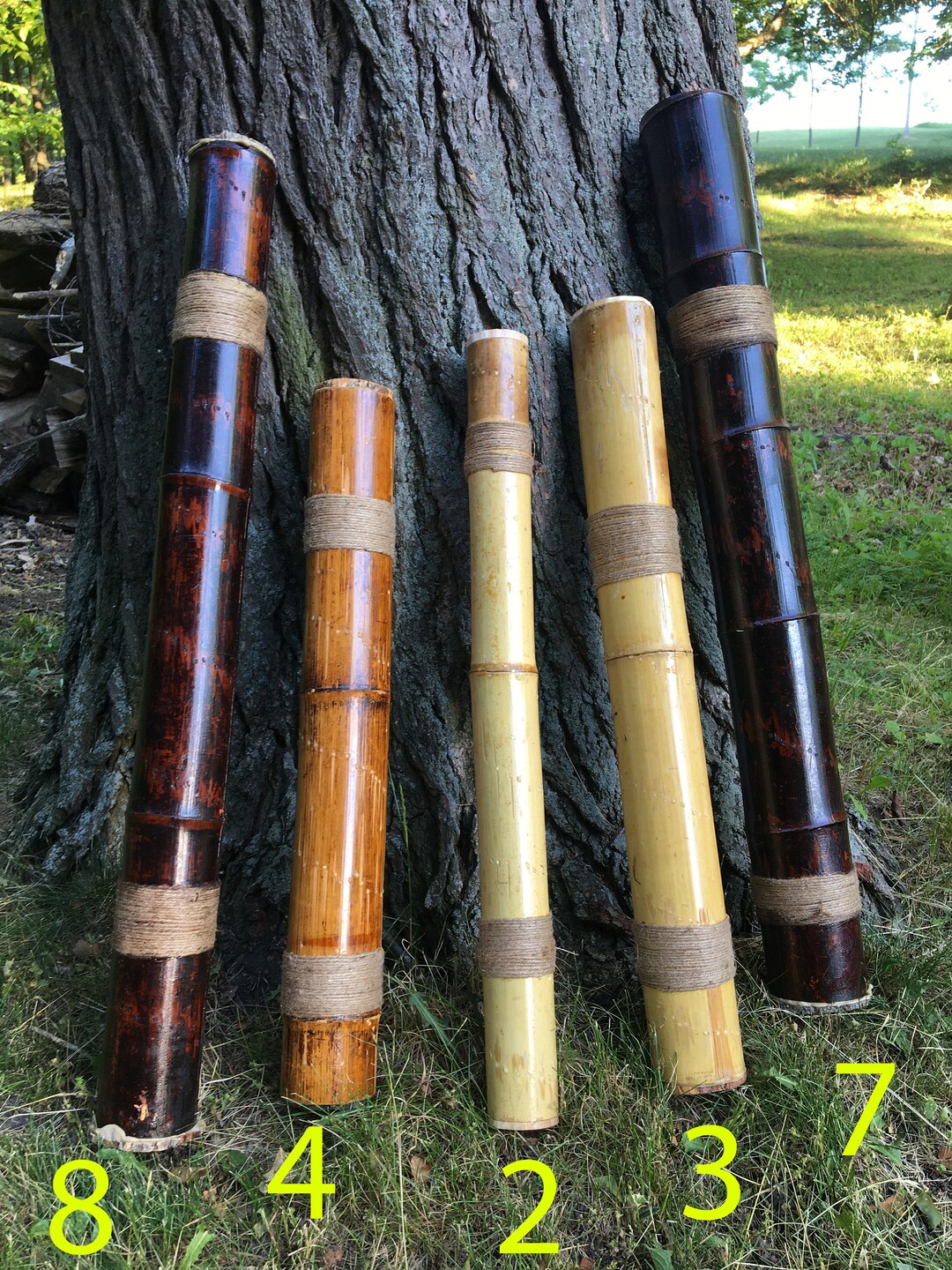 Handmade Bamboo Rainstick ** NEW STOCK and DESIGNS!!! ** - Etsy