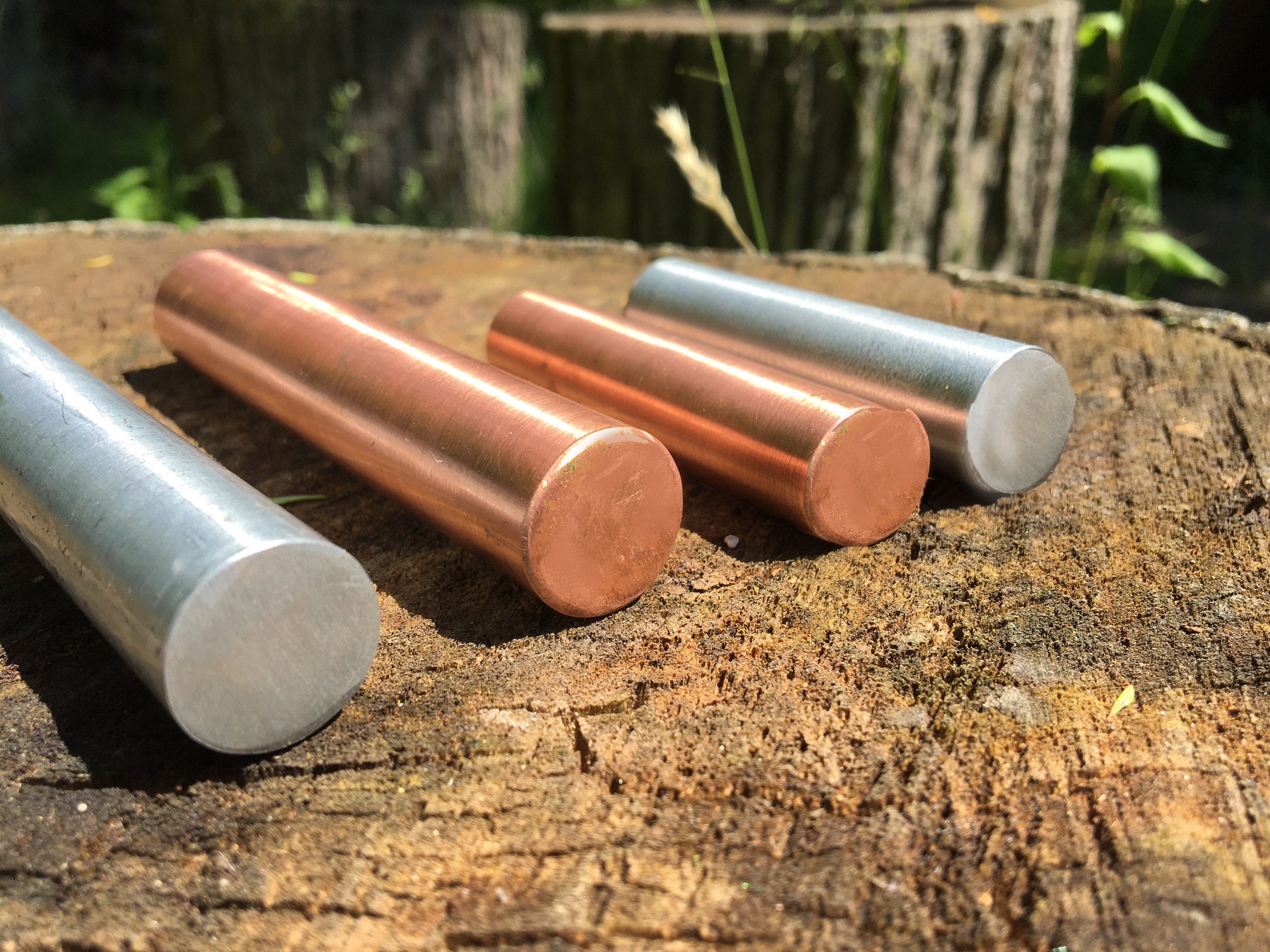 Copper And Zinc Rods