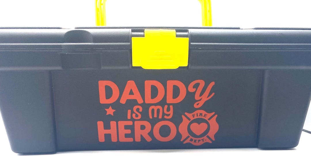 Daddy Fireman Toolbox, New Dad, Fathers Day Gift, Daddy to Be Gag Gift ...