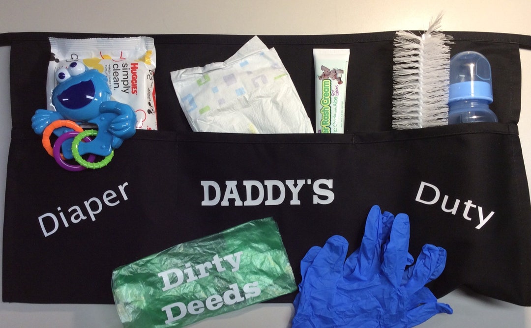 New Dad Gift,daddy Diaper Duty-,gag Gift,first Time Daddy,diaper Party ...