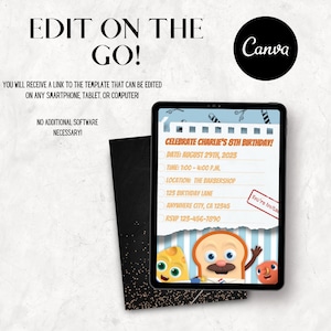 Bread Barbershop Birthday Invitation - Trending Kids Invitation ...