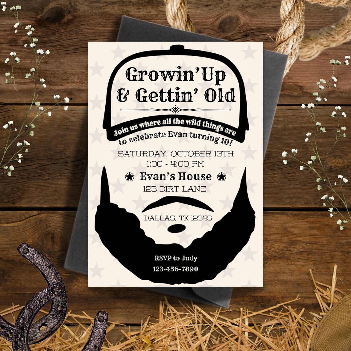 Luke Combs Style Birthday Invitation - Country Birthday - Western ...