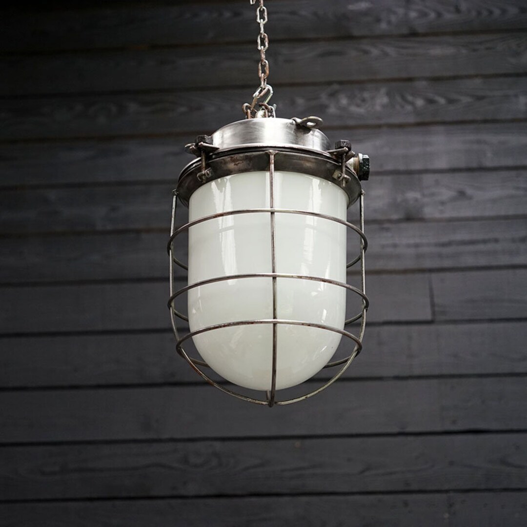 Reclaimed Maritime Ship Original Metal Old Vintage Chandelier Hanging ...